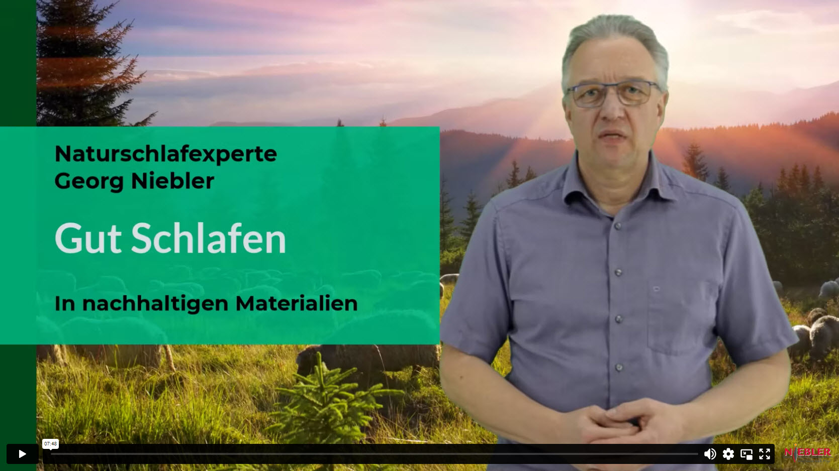 Besser schlafen in Naturmaterialien